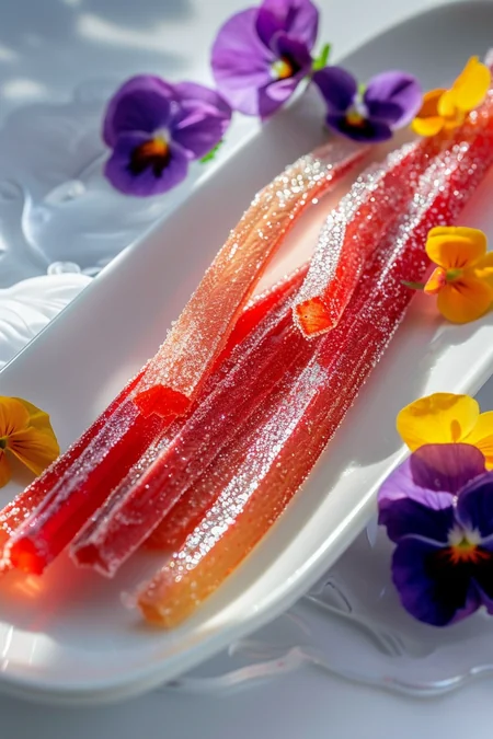 Candied Rhubarb Recipe: Delightfully Sweet and Versatile - Fastio recipes